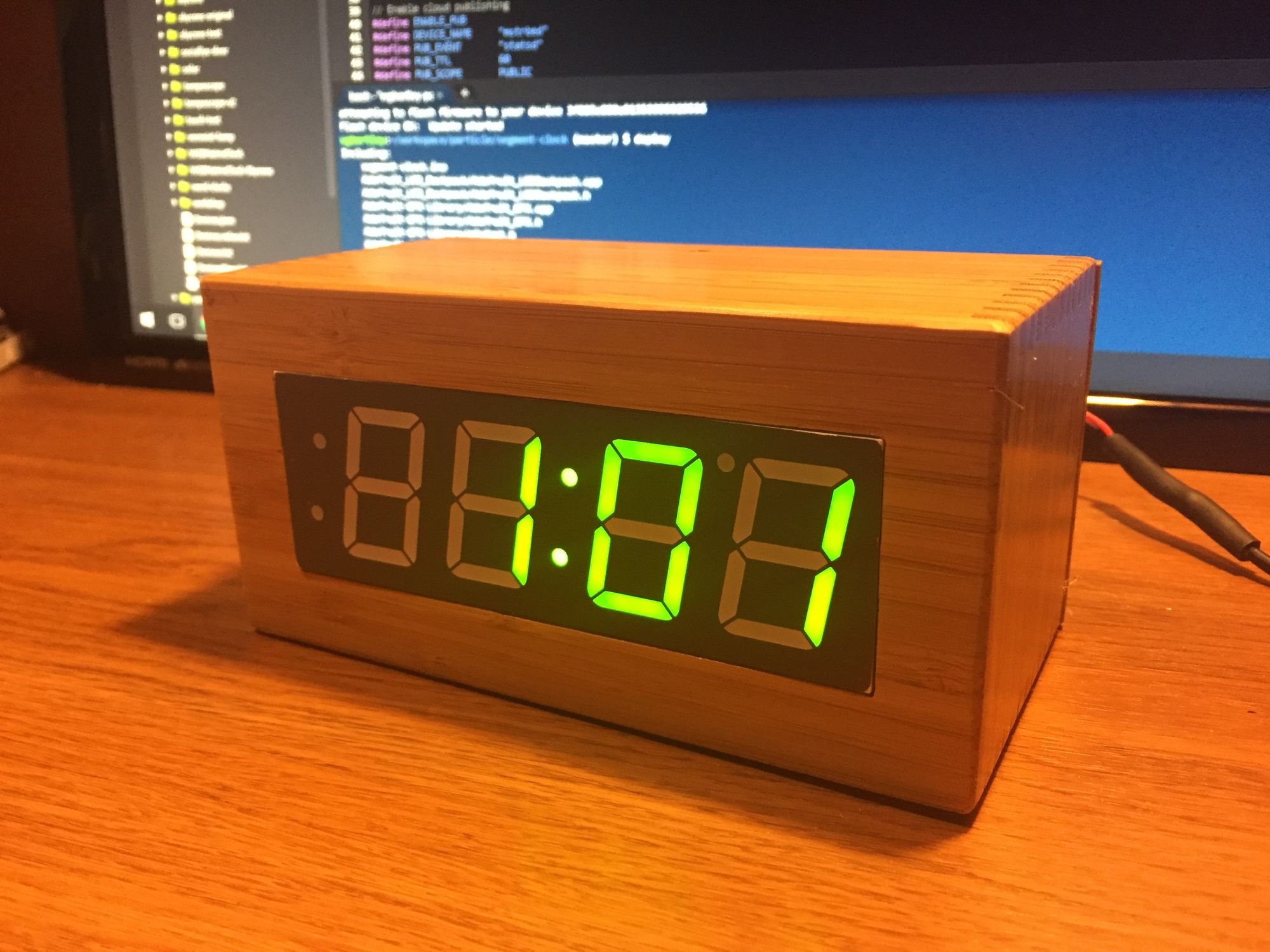 Bamboo Clock